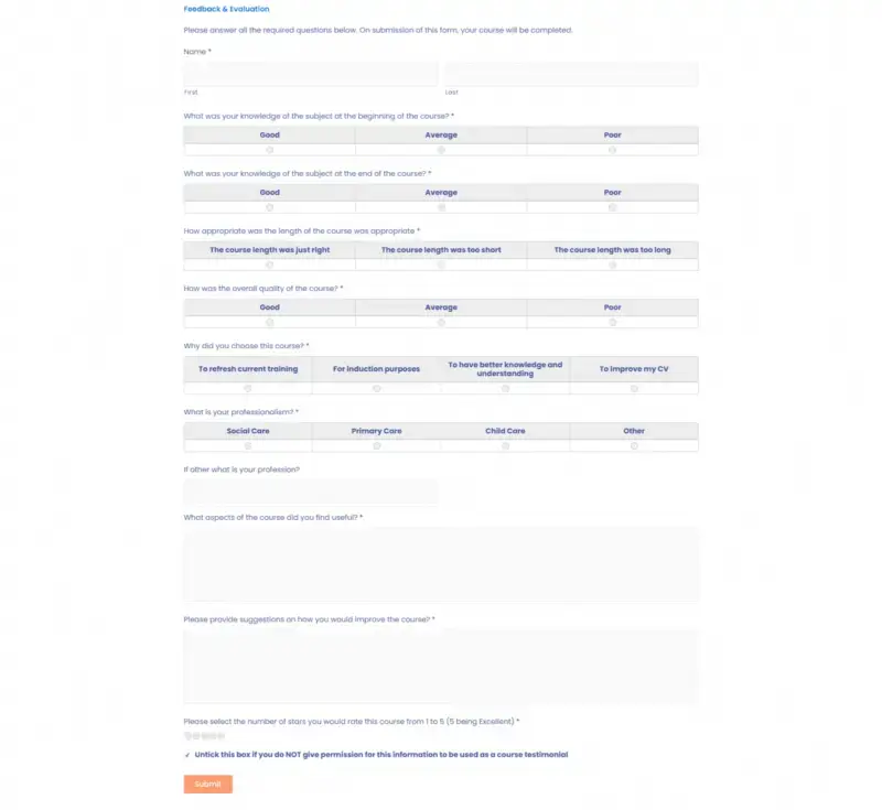 PEG Feeding Online Training Course