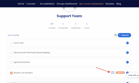 How to View and Download Certificate and Transcript - Caredemy