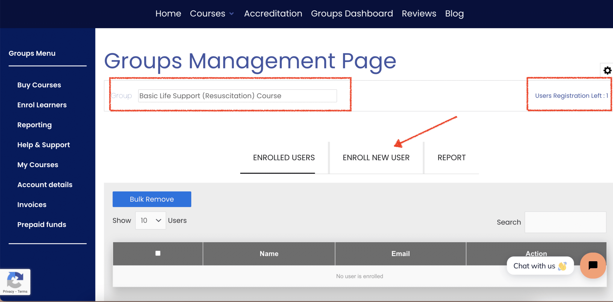 How to allocate courses to staff/learners - Caredemy