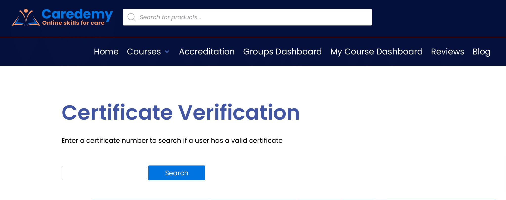 How do I verify the certificate? - Caredemy