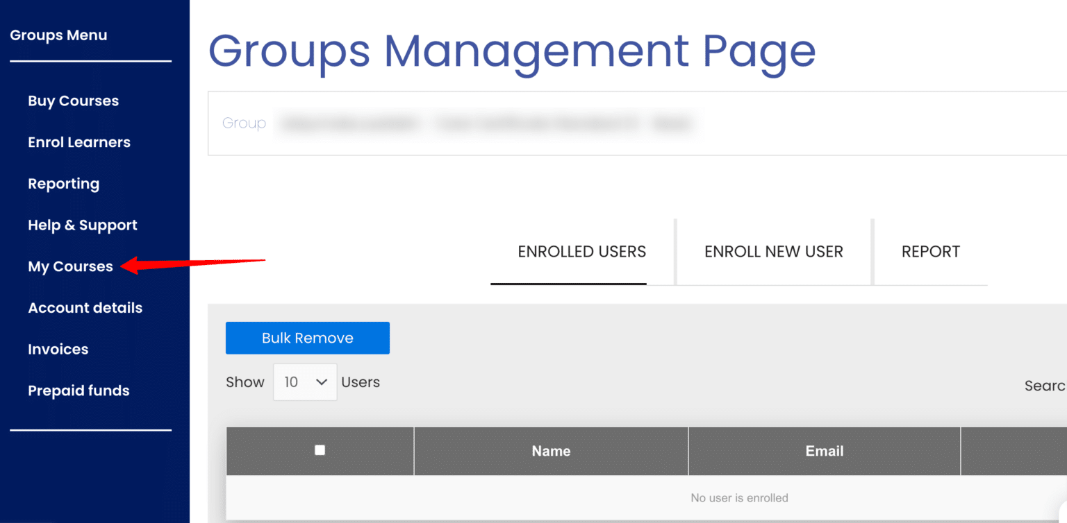 How to access your course (for group leaders) - Caredemy